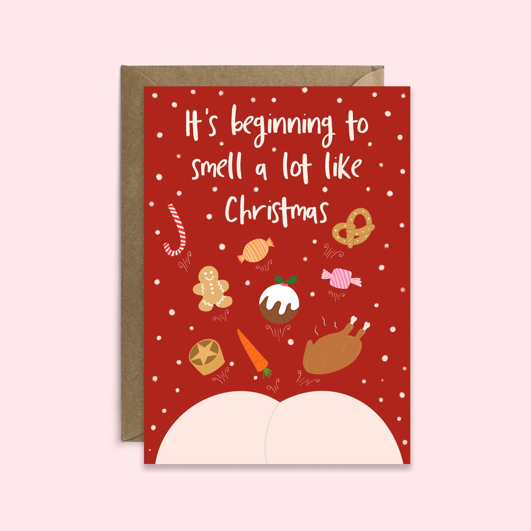 Fart Christmas Card Fart Card Christmas Farts Cheeky Christmas Card ...