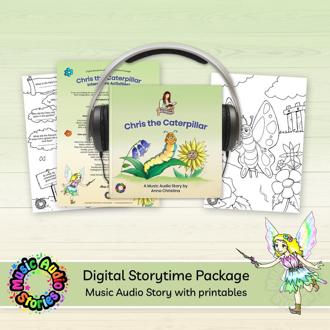 Music Audio Story Printables Spring Audiobook with Flowers and a Fairy ...