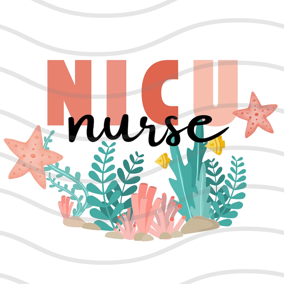 NICU Nurse PNG, Beach Theme, Instant Digital Download - Etsy Canada