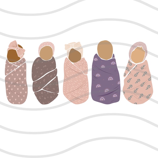 Swaddle Baby Png - Etsy