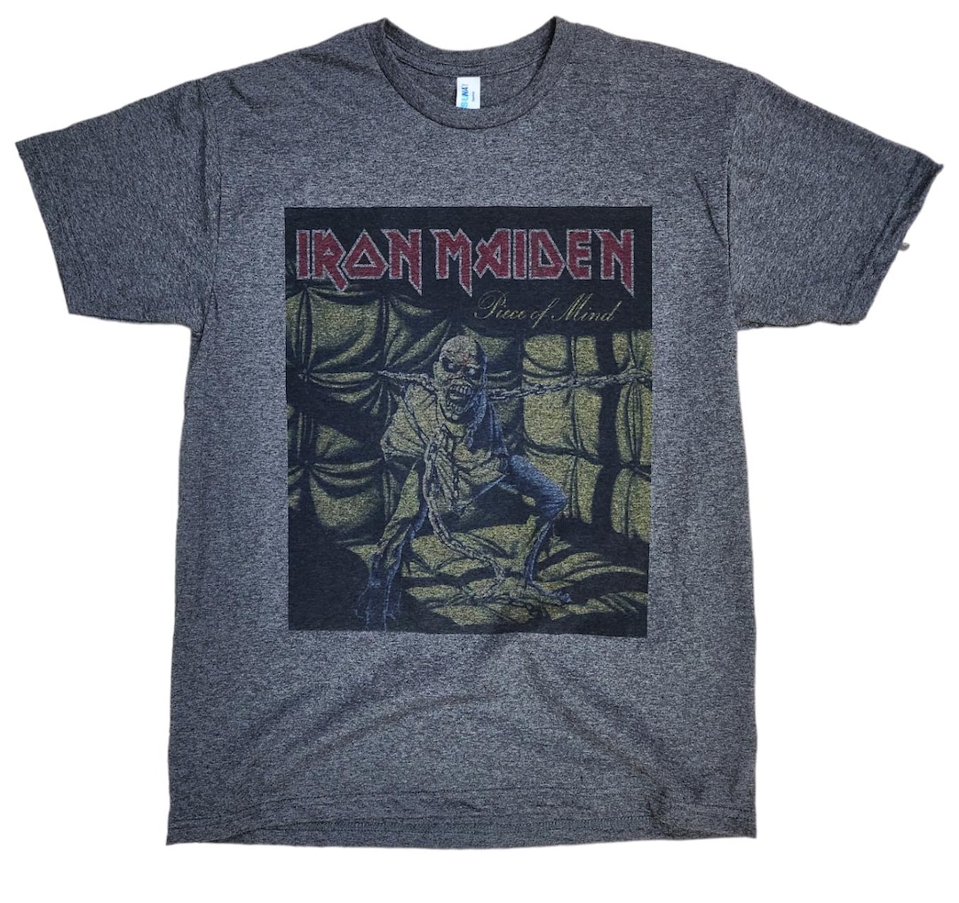 Iron Maiden Metal Band Tee Vintage Style Rock Shirt80s Heavy Metal ...