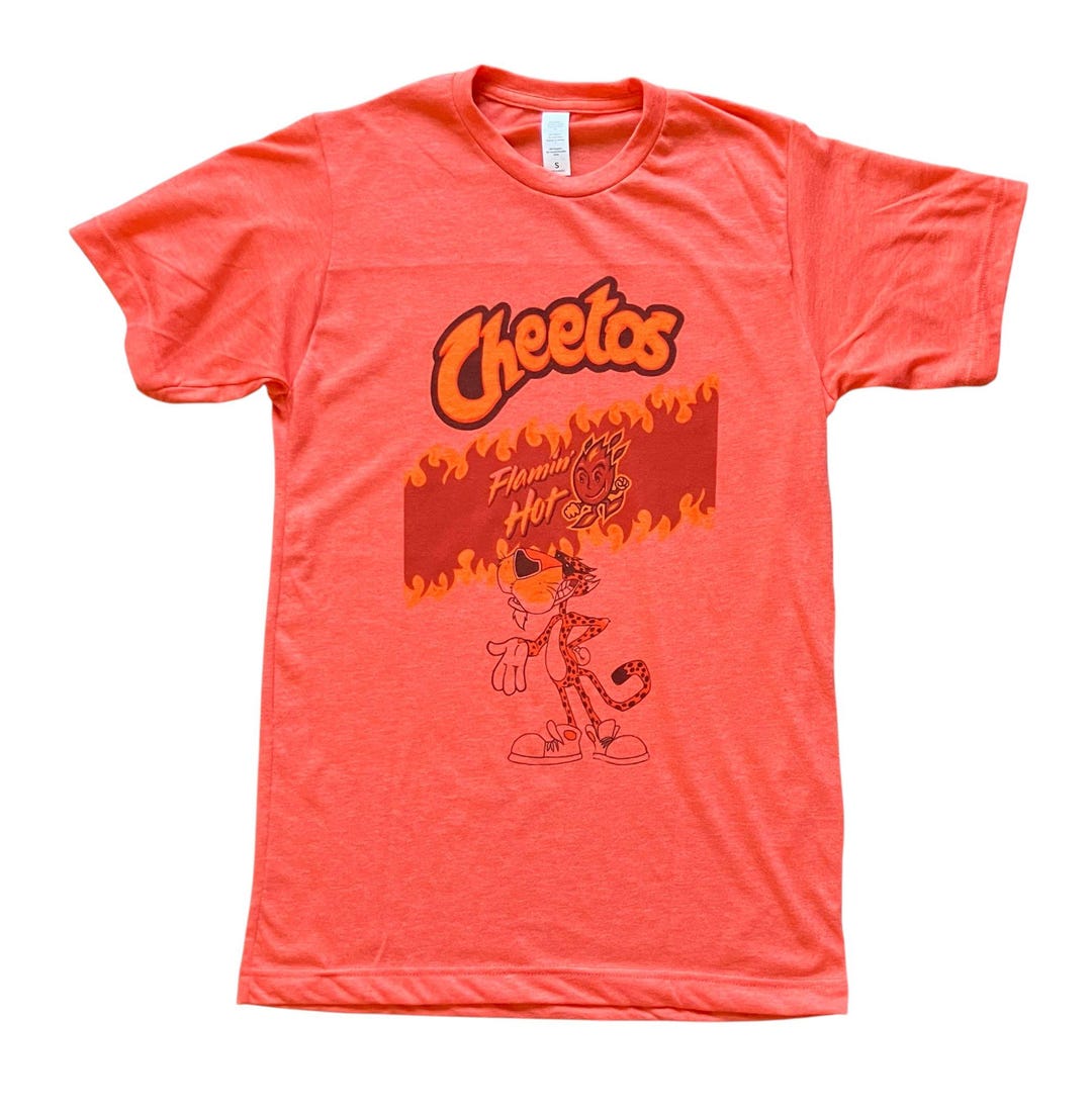Men's Cheetos Flaming Hot T-shirt Color Vintage Orange New Gift - Etsy