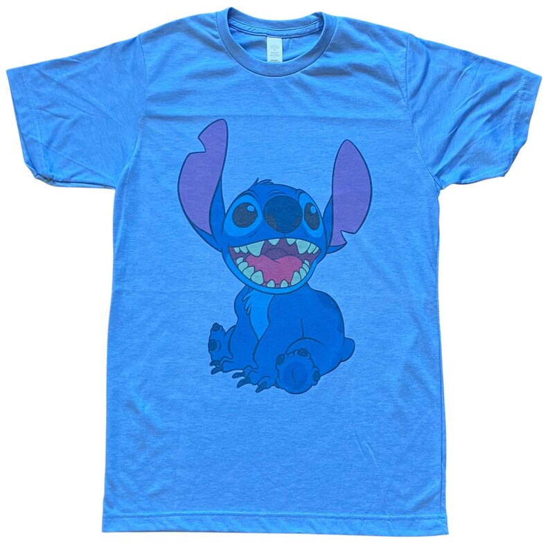 Blue Alien Character Shirt Kawaii Space Creature Tee Cartoon T-shirt - Etsy