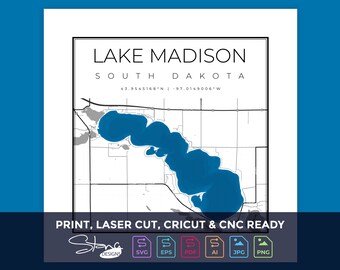 Lake Madison Svg - Etsy