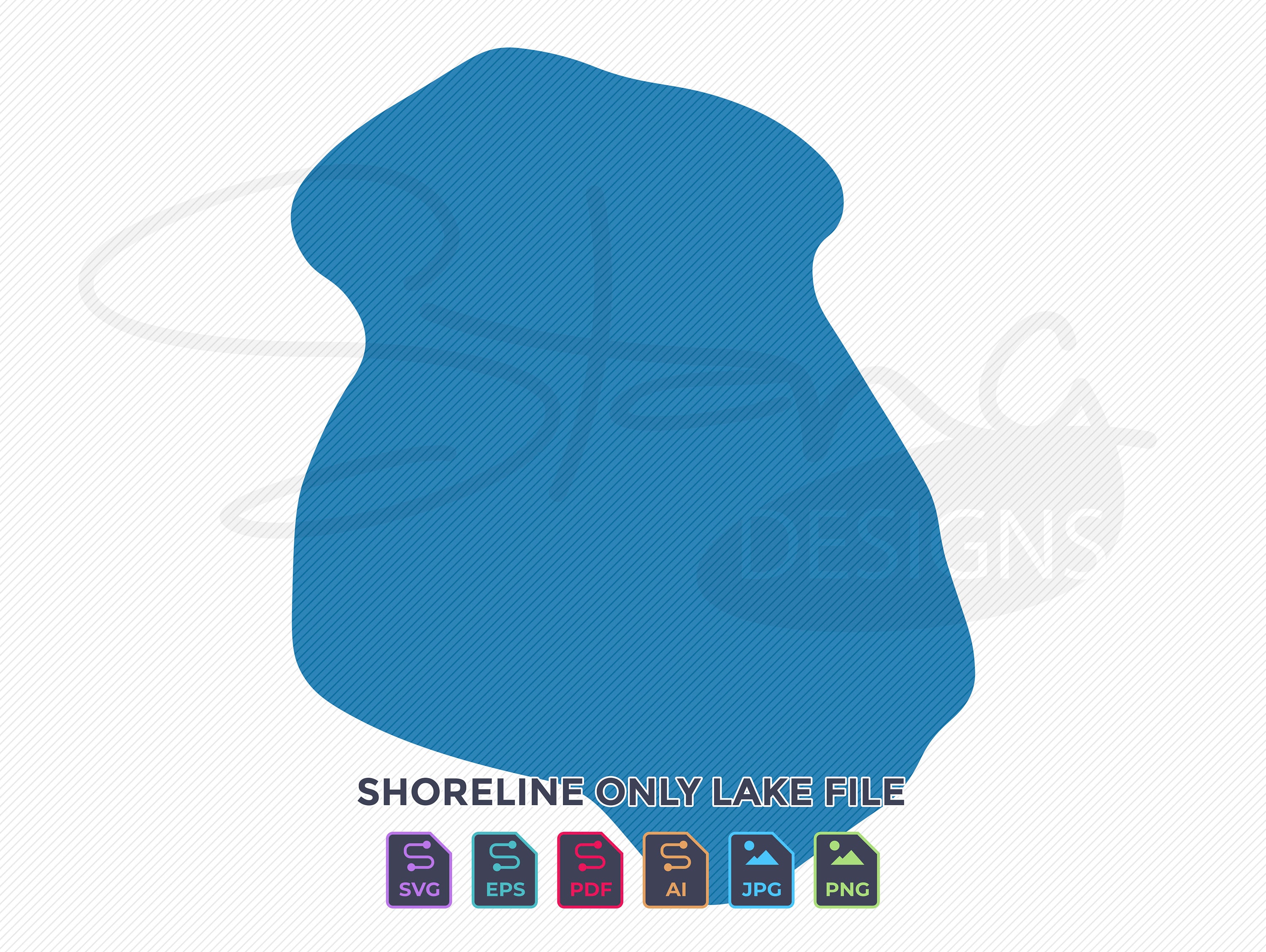 Round Lake MN Topographical Map Print Ready Wall Decor - Etsy