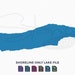 Lake Anna VA Shoreline Only Map Single Layer Svg Pdf Ai Eps Png Jpg ...