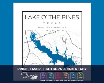 Big Mcdonald Lake MN Topographical Map Print Ready Wall - Etsy