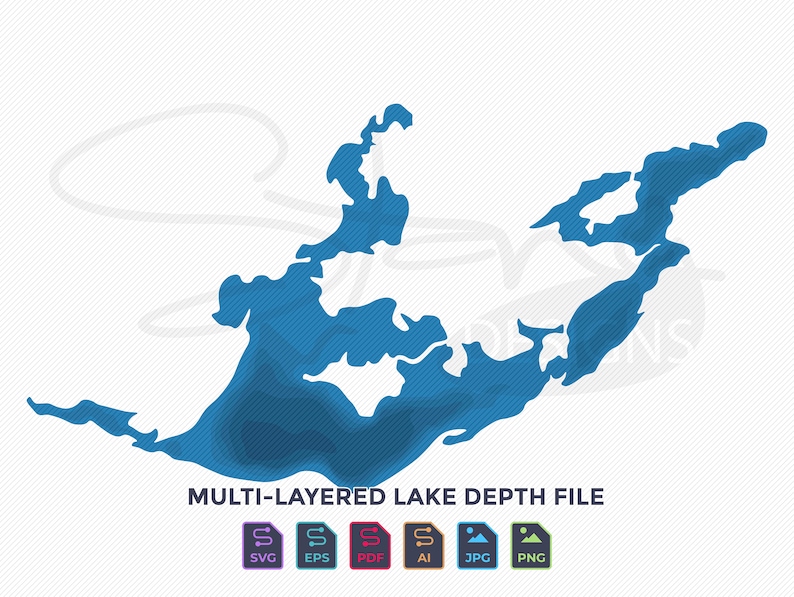 Lake Belle Taine MN Topographical Map Print Ready Wall Decor - Etsy