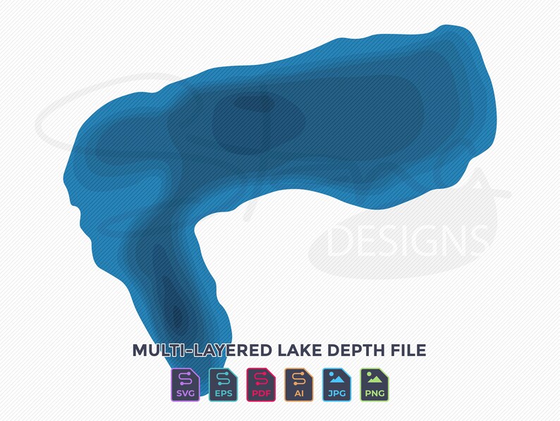 Ice Cracking Lake MN Topographical Map Print Ready Wall - Etsy