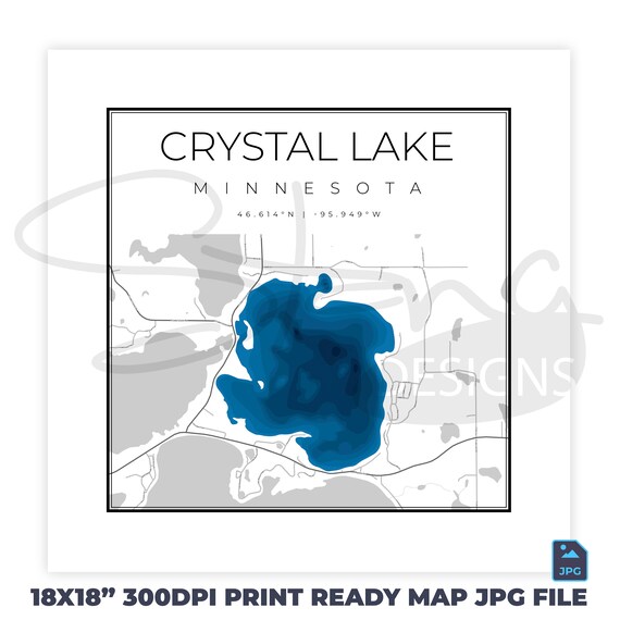 Crystal Lake Minnesota Map