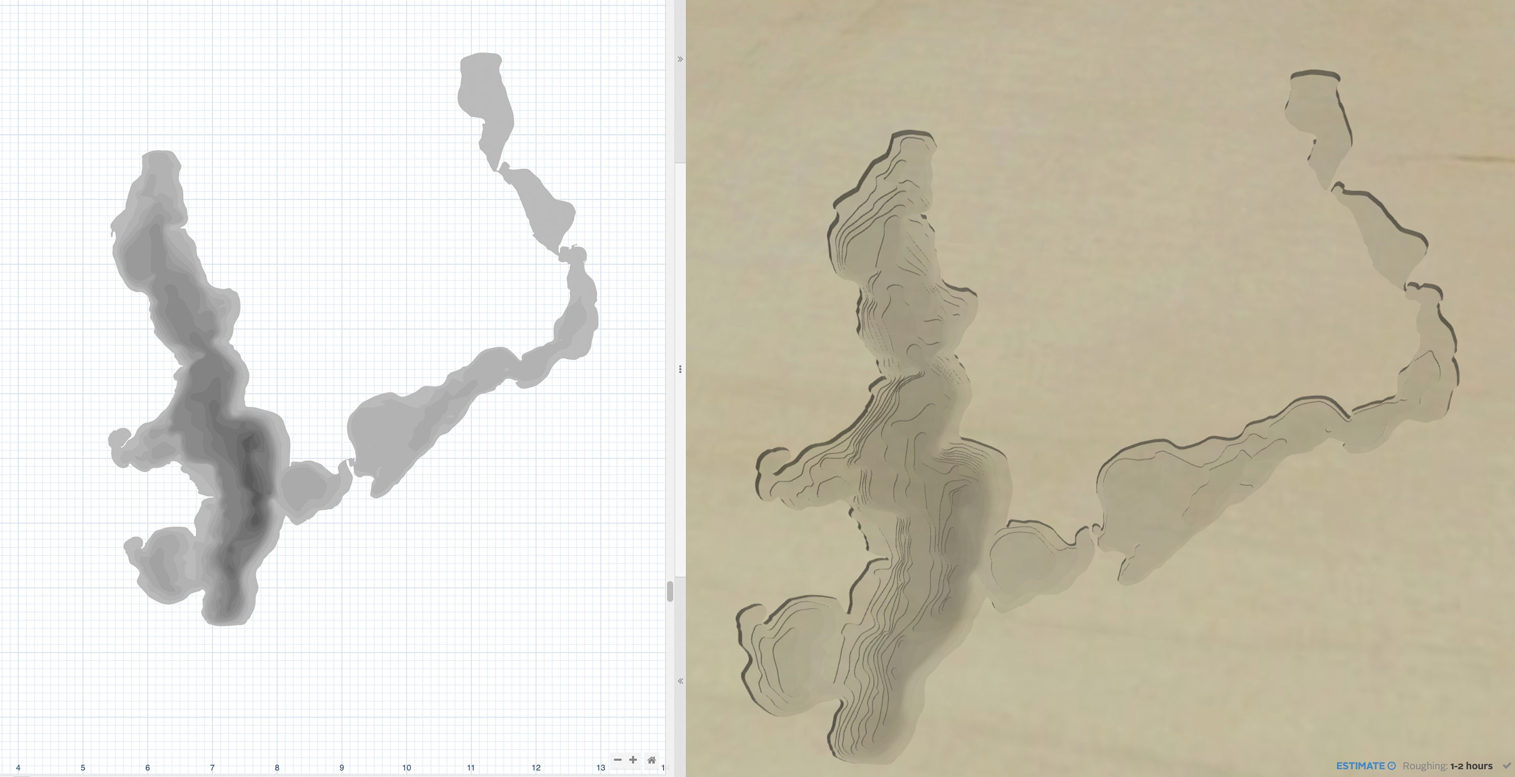 Lake Okoboji IA Topographical Map Print Ready Wall Decor - Etsy