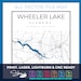 Lake Anna VA Shoreline Only Map Single Layer Svg Pdf Ai Eps Png Jpg ...