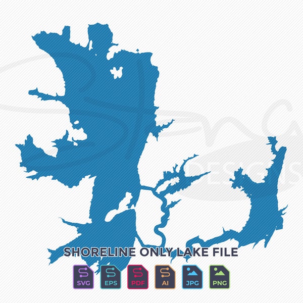 Map of Strawberry Reservoir - Etsy