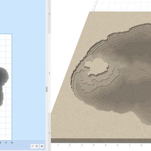 Crater Lake OR Topographical Map | Print Ready Wall Decor | Multiple ...