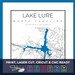 Lake Lure NC Shoreline Only Map | Single Layer | Svg Pdf Ai Eps Png Jpg ...