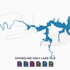 Storm Lake IA Shoreline Only Map Single Layer Svg Pdf Ai Eps Png Jpg ...
