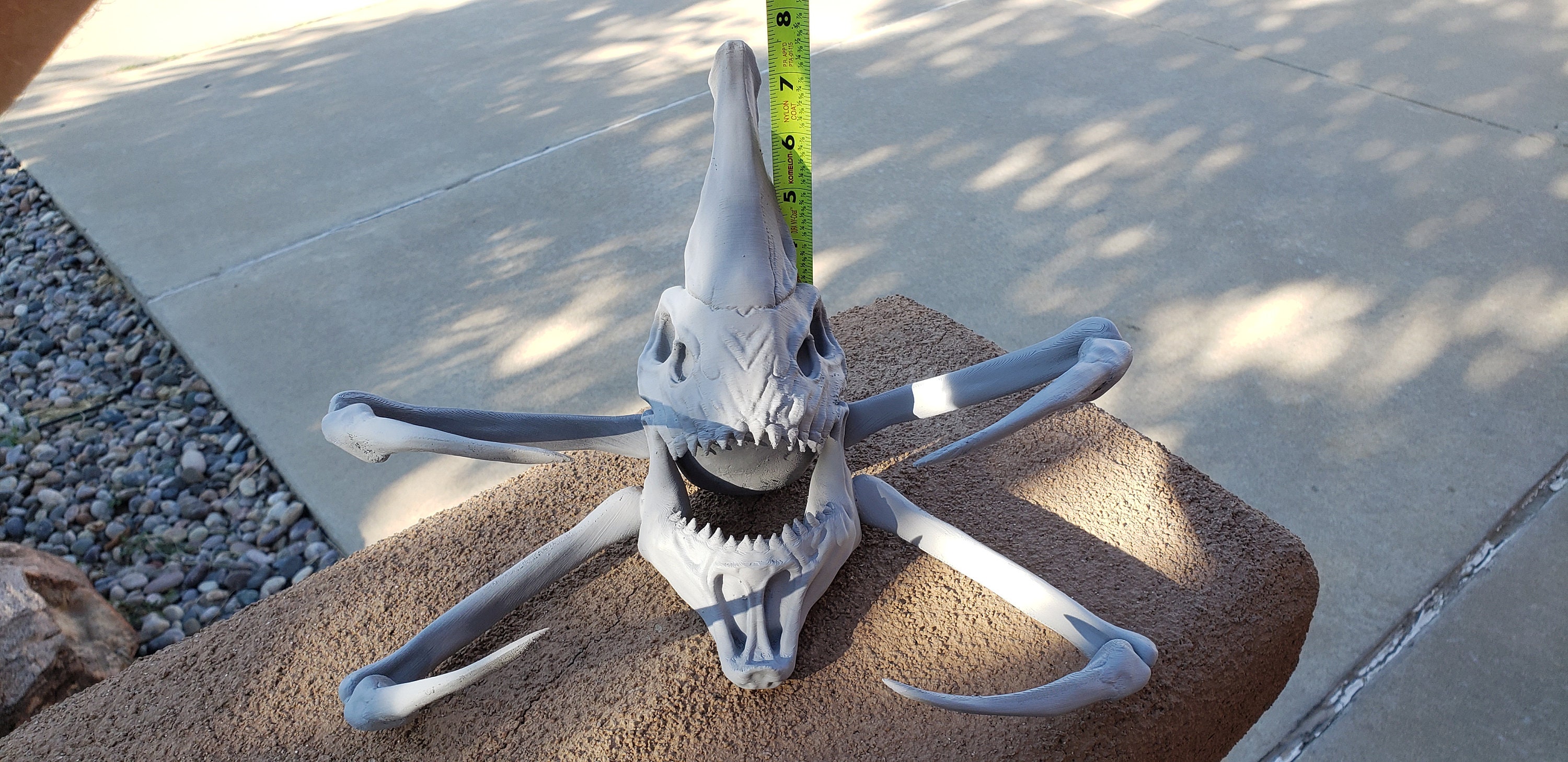 Subnautica Reaper Leviathan Skull 7.25 Inches Tall | Etsy