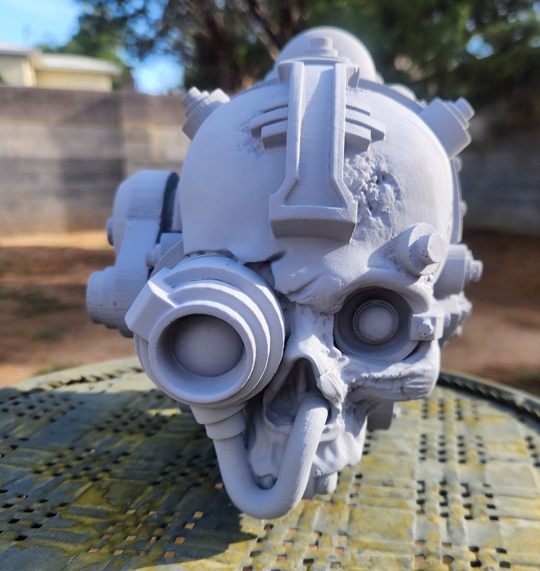 Grim Dark Servo/servitor Skull W40K for Cosplay or Display - Etsy
