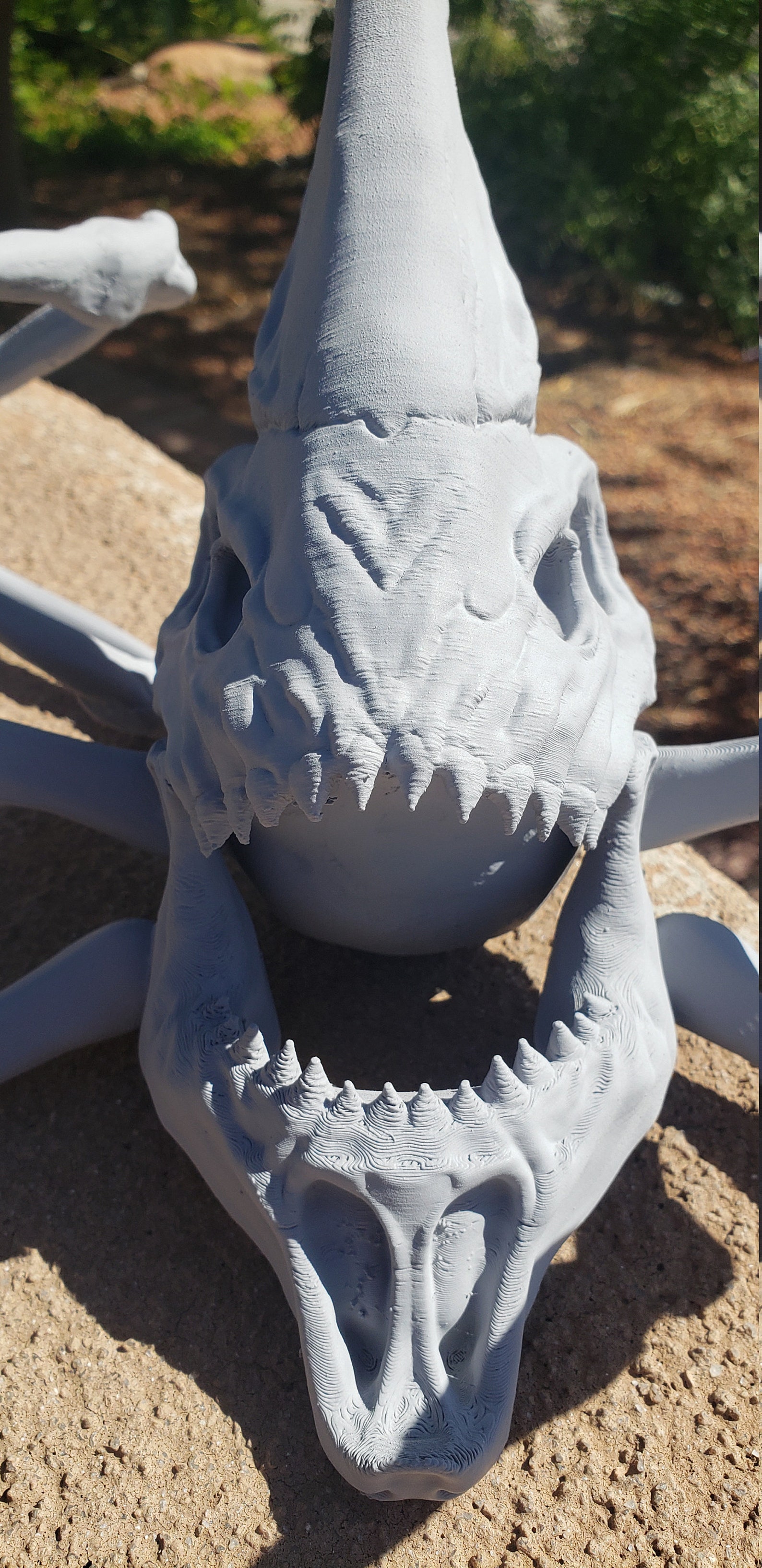 Subnautica Reaper Leviathan Skull 7.25 Inches Tall - Etsy