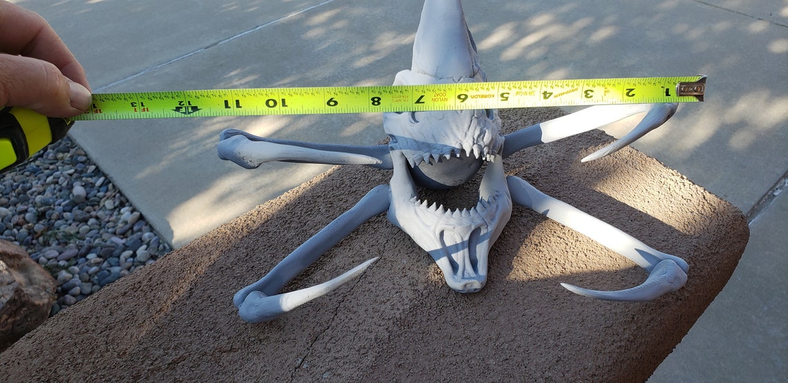 Subnautica Reaper Leviathan Skull 7.25 Inches Tall - Etsy