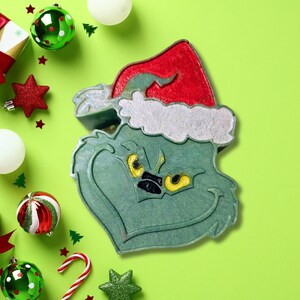Hand Painted Grinch Soap, Goat's Milk Soap, Holiday Favors, Grinchmas ...