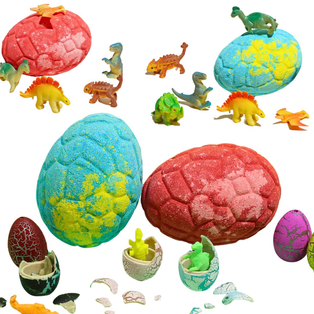 2 Dinosaur Surprise Toy Bath Bombs, Dinosaur Bath Bombs, Toy Bath Bombs ...