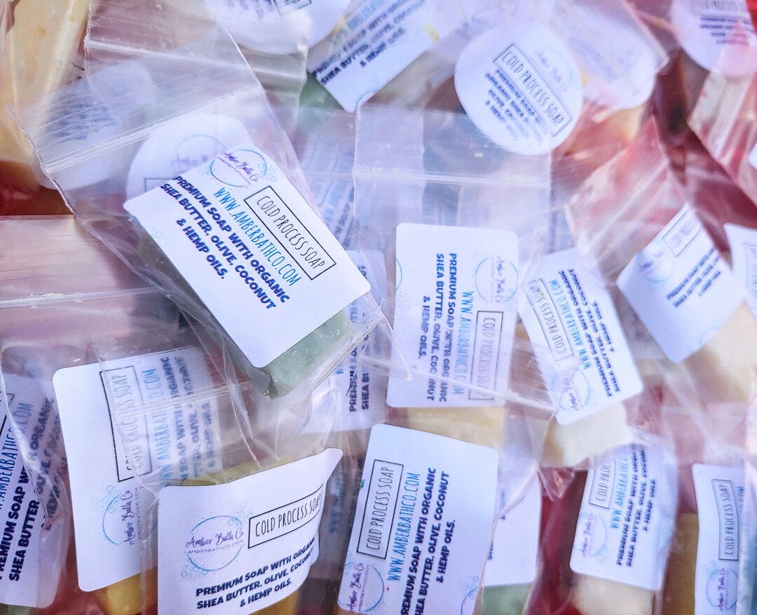 Mini Soap Favors, Mini Soap Samples, Cold Process Soap Sampler, Wedding ...