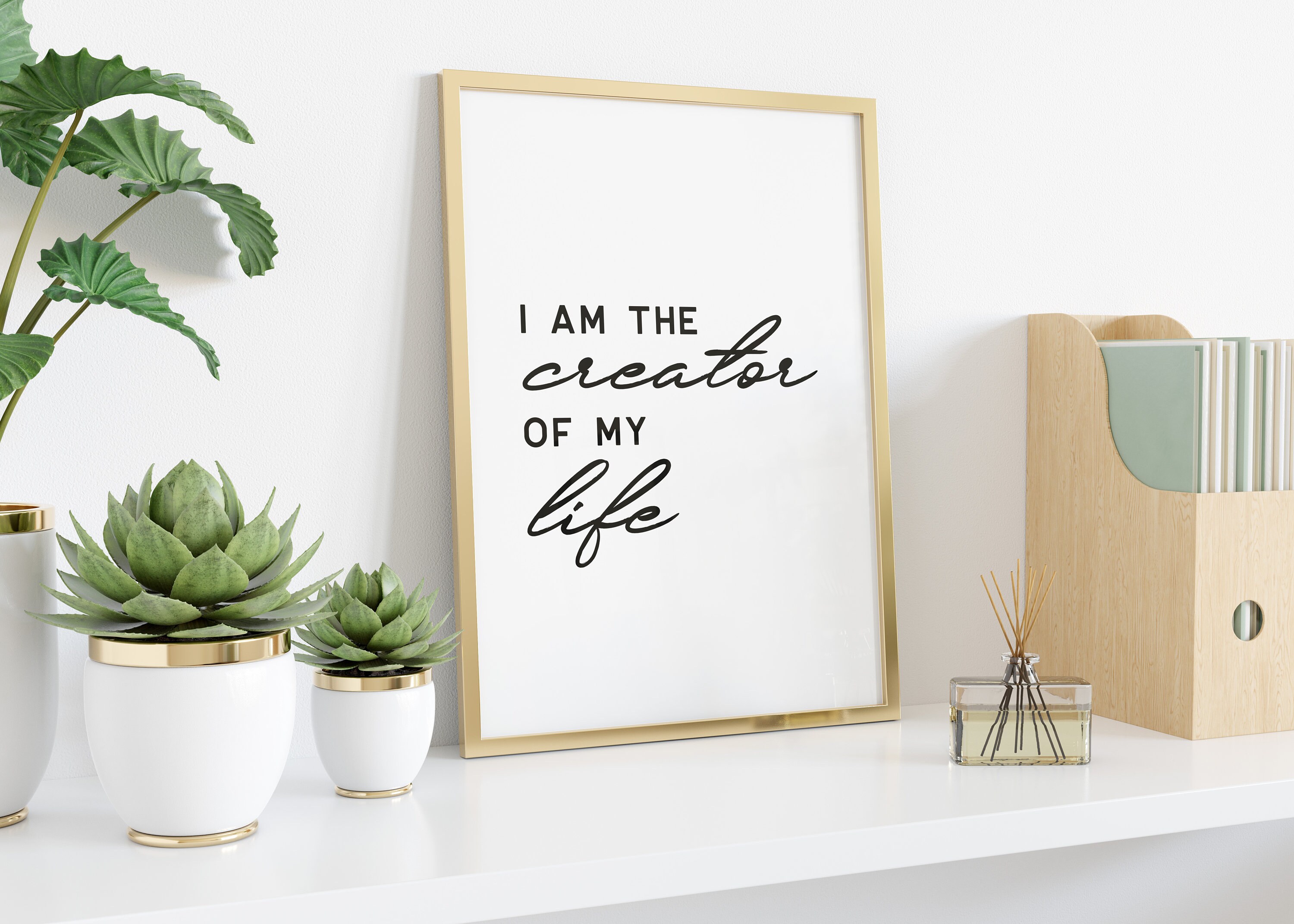 Creator of My Life - DIGITAL Download, Wall Art, Inspirational Quote ...