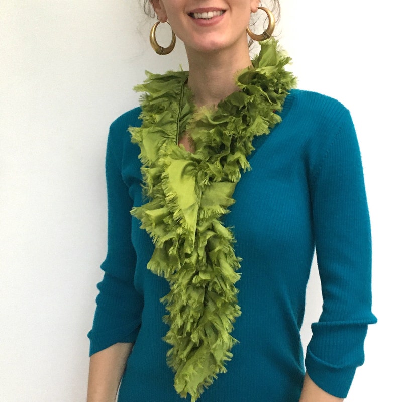 Ruffle Scarves - Etsy