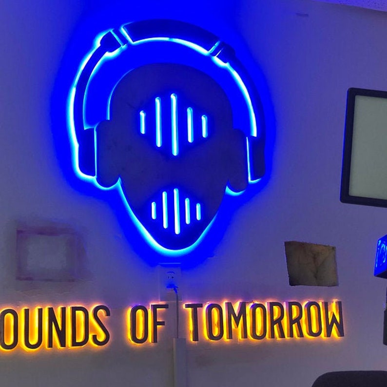 Custom Logo Sign Custom Frontlit Sign Led Custom Office Sign Business ...