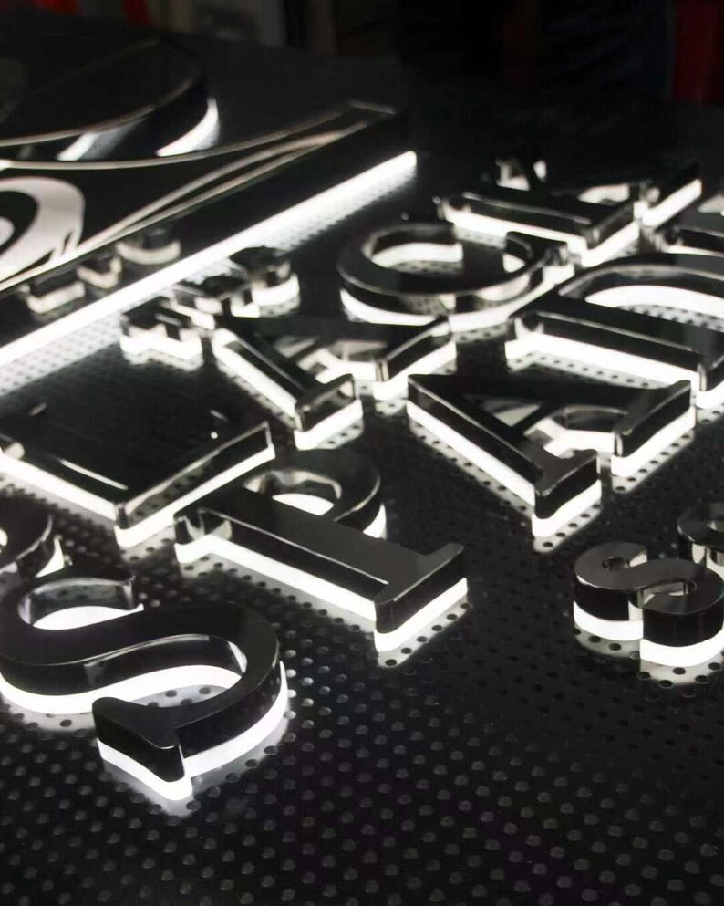 Custom Logo Sign Led Sign-frontlit Logo Sign 3d Business Logo Sign ...