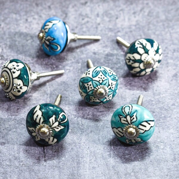 Blue Knobs - Etsy