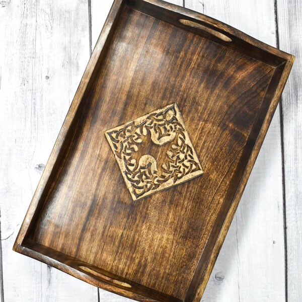 Carved Wood Trays - Etsy
