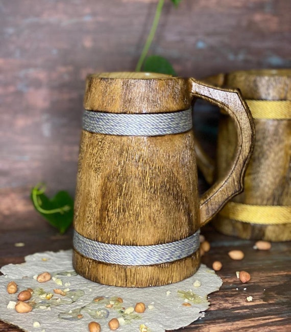 Wooden Ale Mug
