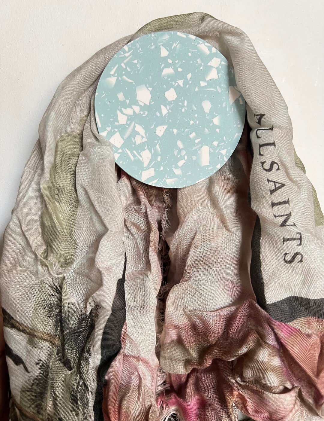 Terrazzo Coat Hook: Jesmonite Bag Hanger, Wall Storage - Etsy