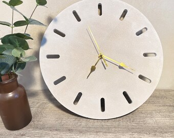 Sandblasted Stone Clock. - Etsy