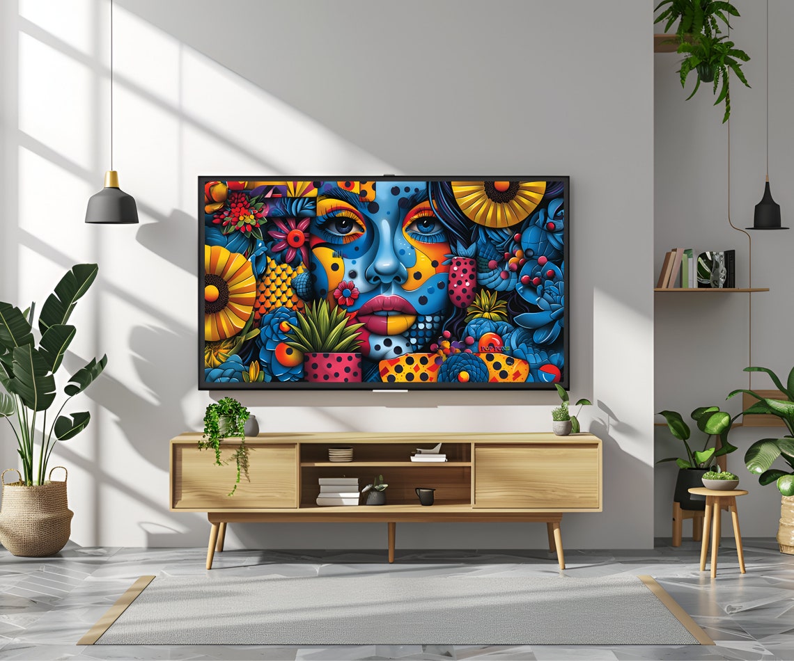 Samsung Frame TV Art - Colorful Display to Brighten Any Room, Uplift ...