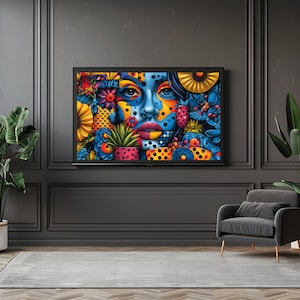 Samsung Frame TV Art - Colorful Display to Brighten Any Room, Uplift ...