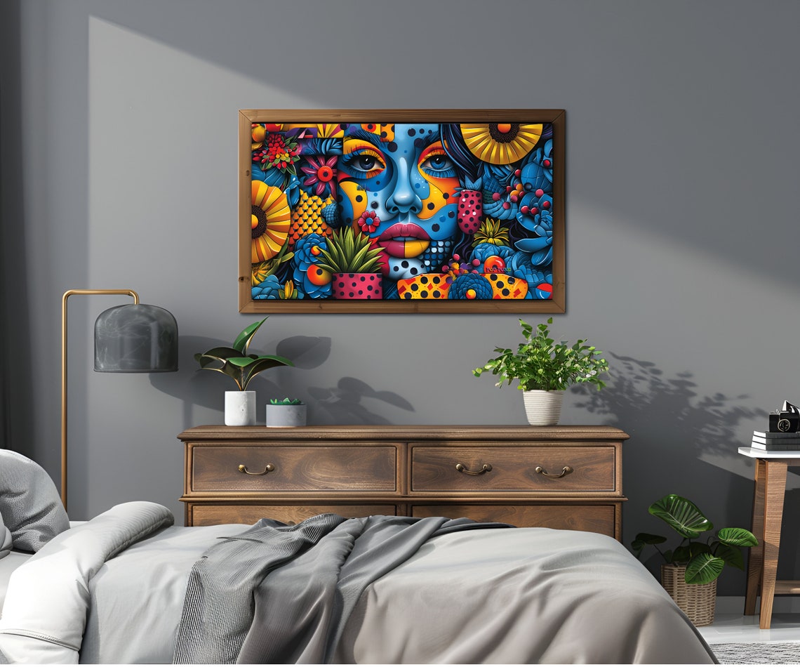 Samsung Frame TV Art Colorful Display to Brighten Any Room, Uplift ...
