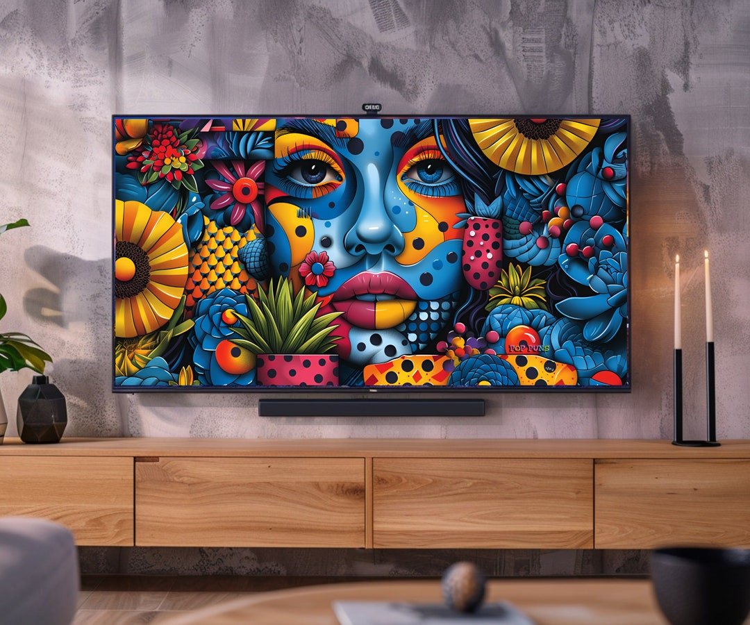 Samsung Frame TV Art - Colorful Display to Brighten Any Room, Uplift ...