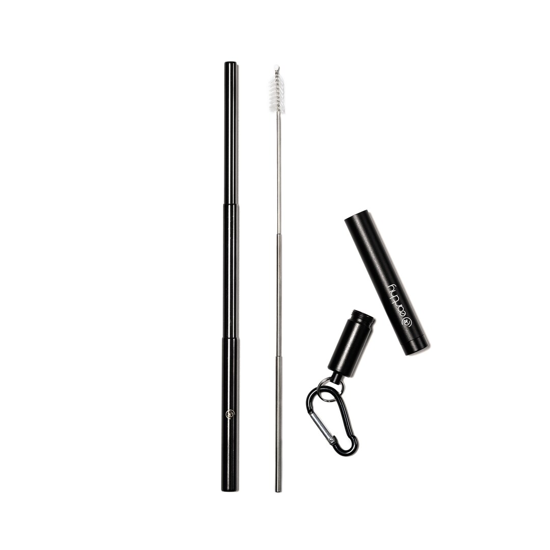 Telescopic Straw Reusable Retractable Metal Straw Vegan Friendly Gift ...