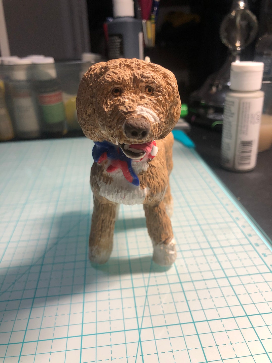 Custom 3D Dog Sculpture/ Custom Dog Ornament/ Cake Topper/pet Memorial ...