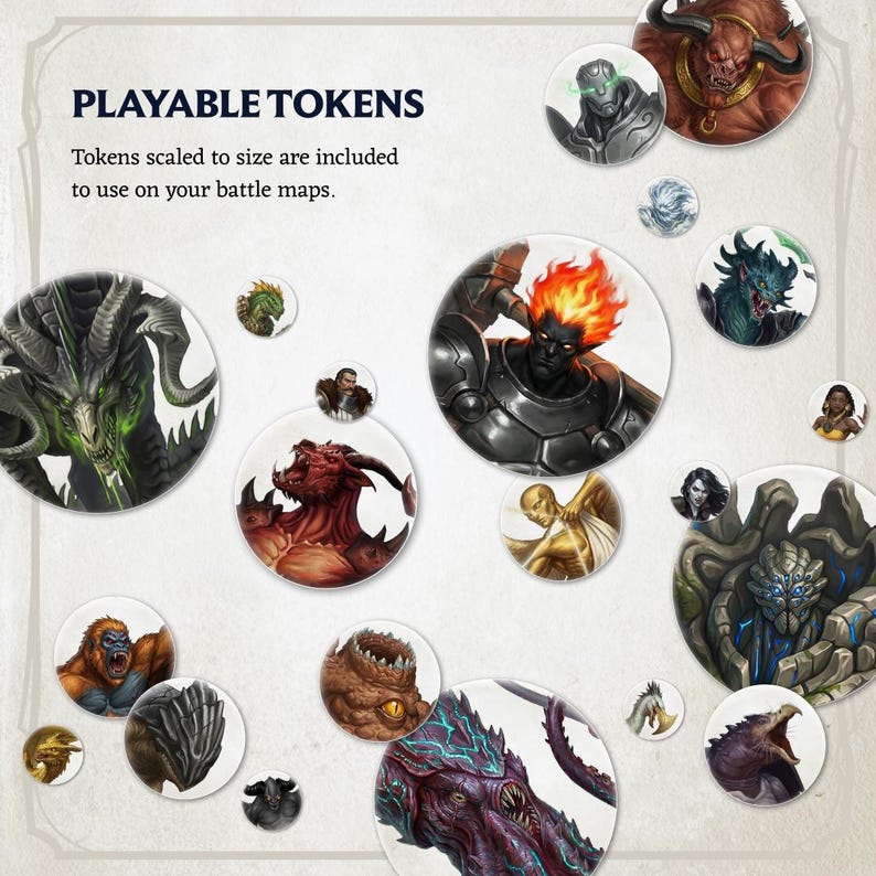 D&D Monster Cards, Complete Monster Manual, 509 Monsters, 2024 5.5e ...
