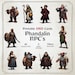 D&D Phandalin NPC Cards, Lmop, Doip, Pabtso, Tokens, Foldable Board ...