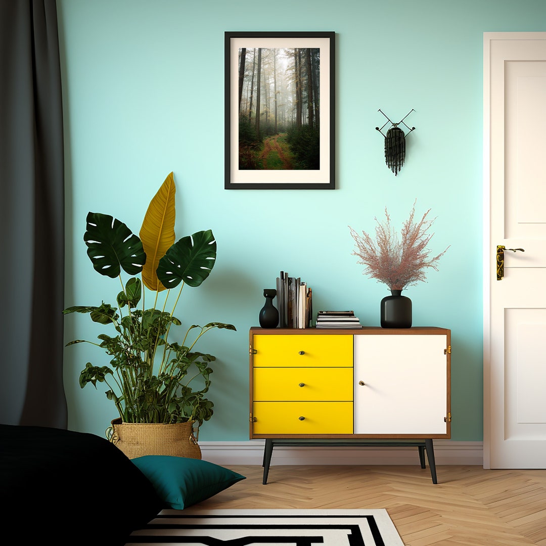 The Forest 2 the Forest. Poster. Mural. Nature. Fog. Forest. Wall ...