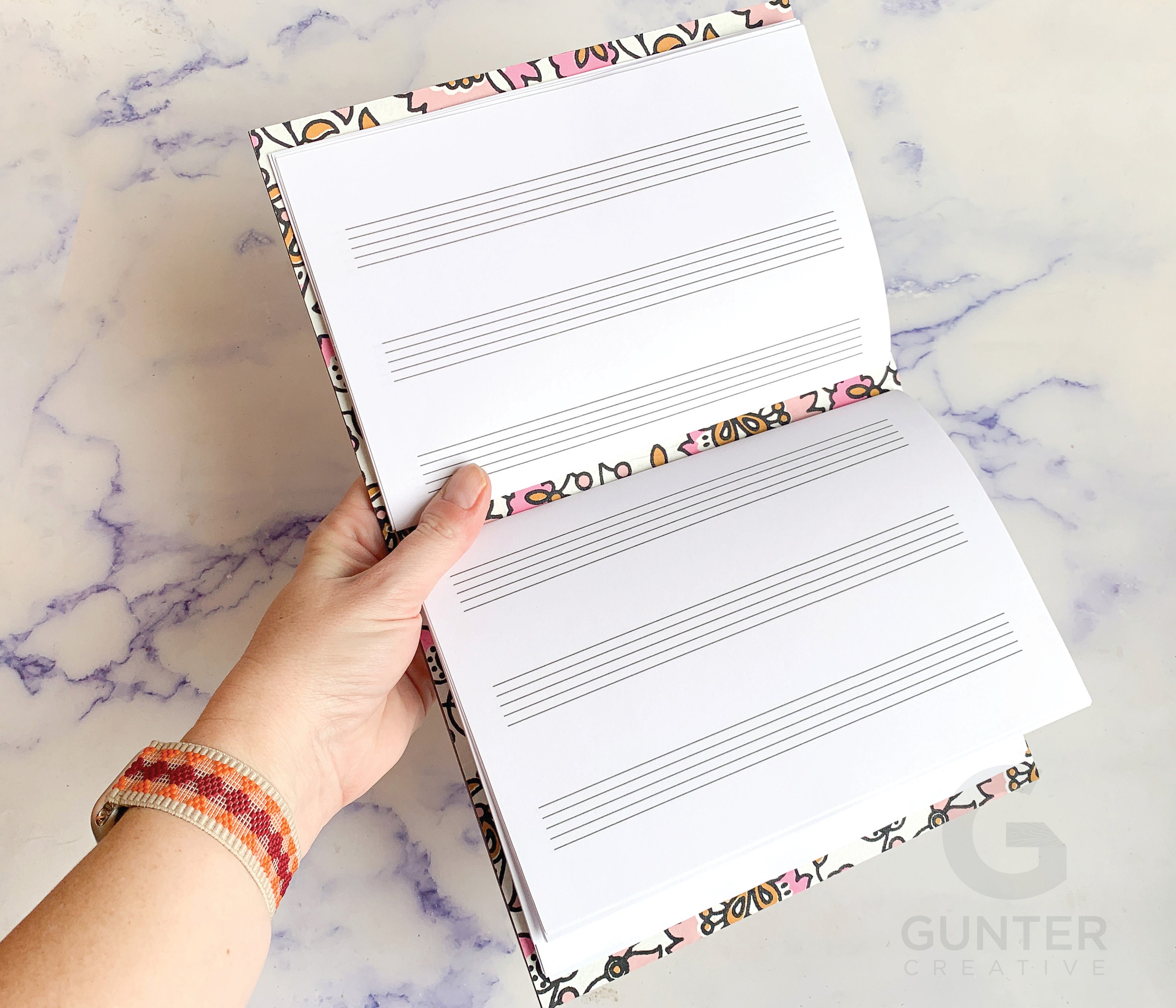 Music Notes Design Book Covers, SVG/PDF File for Laser, Sketchbook ...
