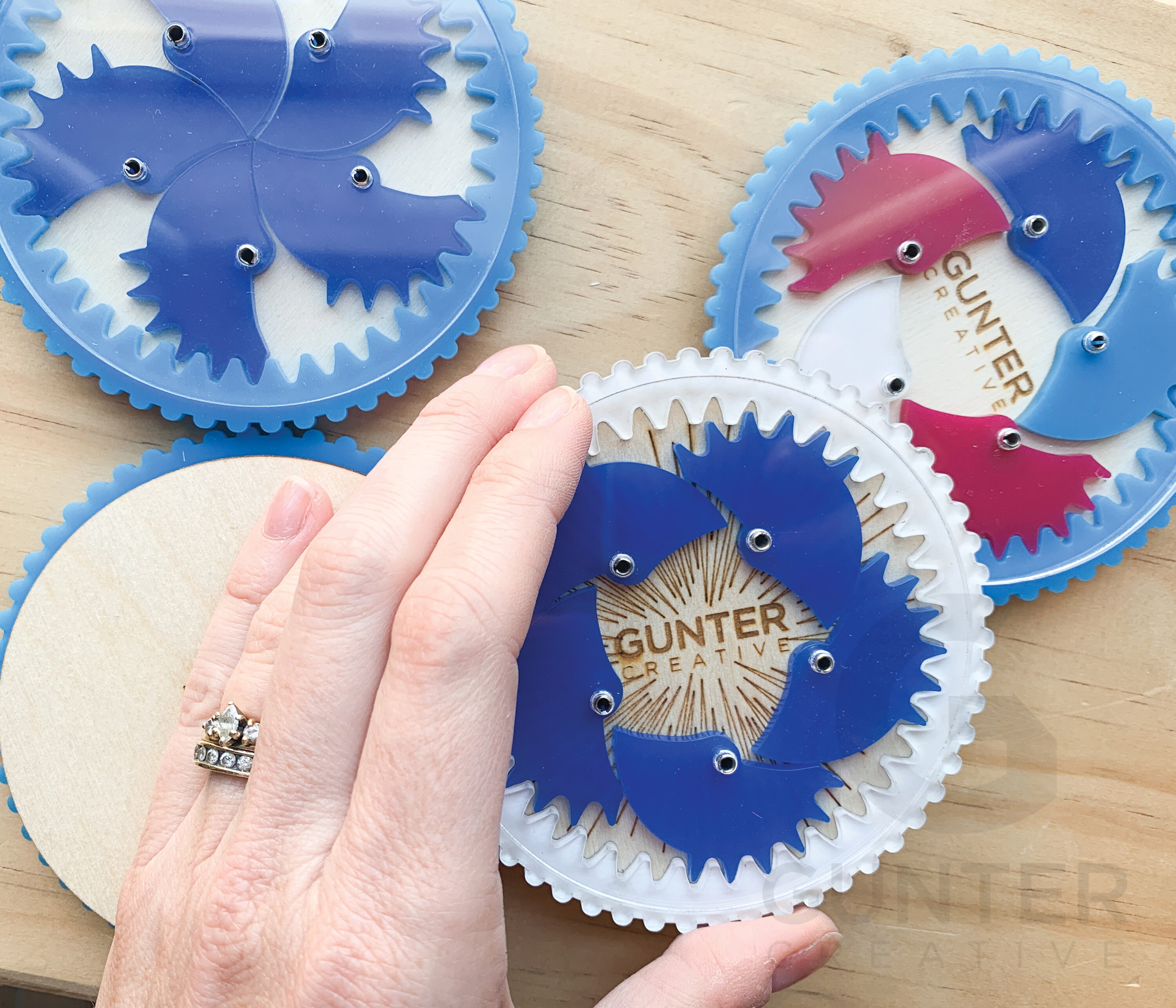 Fidget Toy Svg / Pdf File Mechanical Iris - Etsy