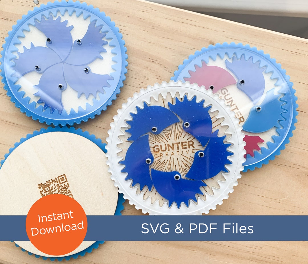 Fidget Toy Svg / Pdf File - Mechanical Iris - Etsy