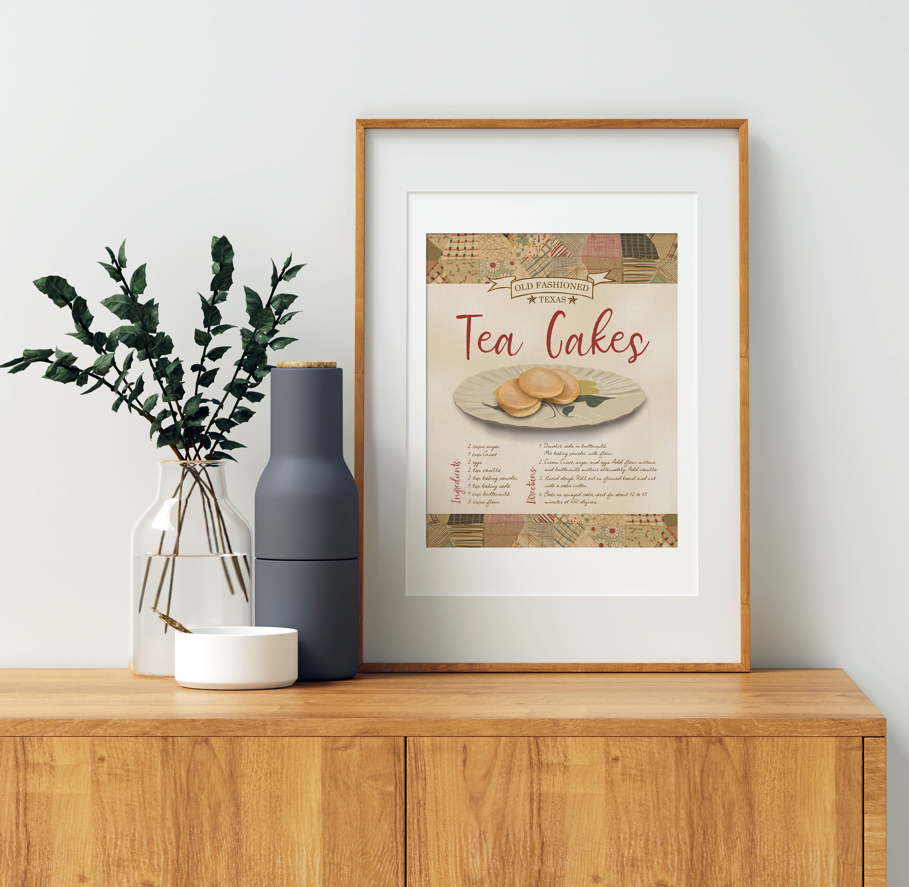 Old Fashioned Texas Tea Cakes, Printable Download - Etsy