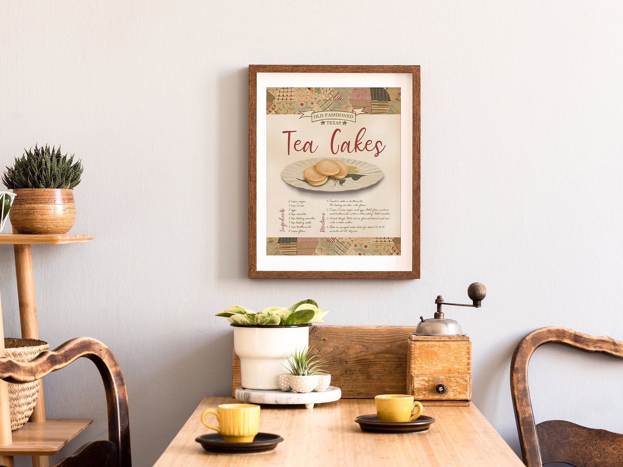 Old Fashioned Texas Tea Cakes, Printable Download - Etsy